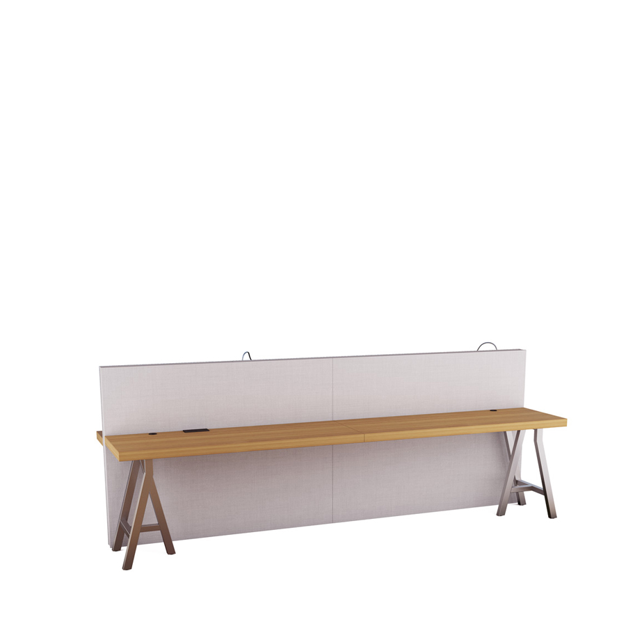 Ada Integrated King Headboard With Large Desk-HHGIUH-405S